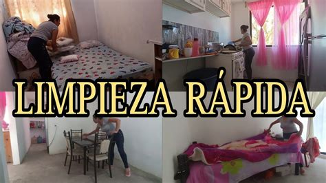RUTINA DE LIMPIEZA RÁPIDA EN TODA LA CASA TIPO INFONAVIT LIMPIEZA DE