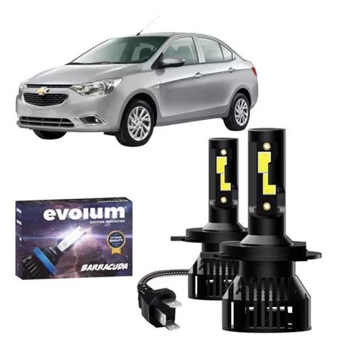 Focos Led H4 Chevrolet Aveo 2018 2022 Alta Baja 11000lm Luz Meses Sin
