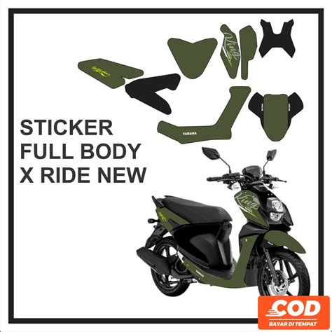 Jual Stiker X Ride Decal Motor Yamaha Xride Fullbody Sticker X Ride