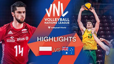 POL Vs AUS Highlights Week 2 Men S VNL 2022 VCP Volleyball