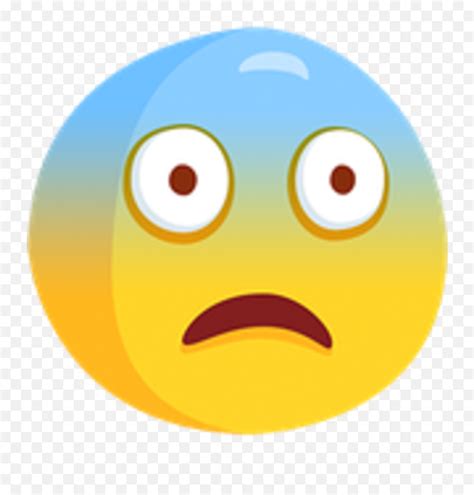 Scared Emoji Messenger Clipart Fearful Face Emoji Png Scared Emoji