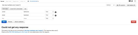 Php Putpatch Request With Postman Returns Status Code 0 In Laravel Stack Overflow