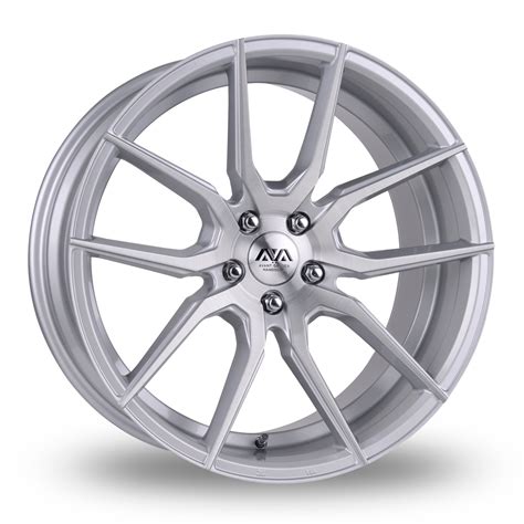 Ava Brushed Silver Wider Rear Alloy Wheels Wheelbase
