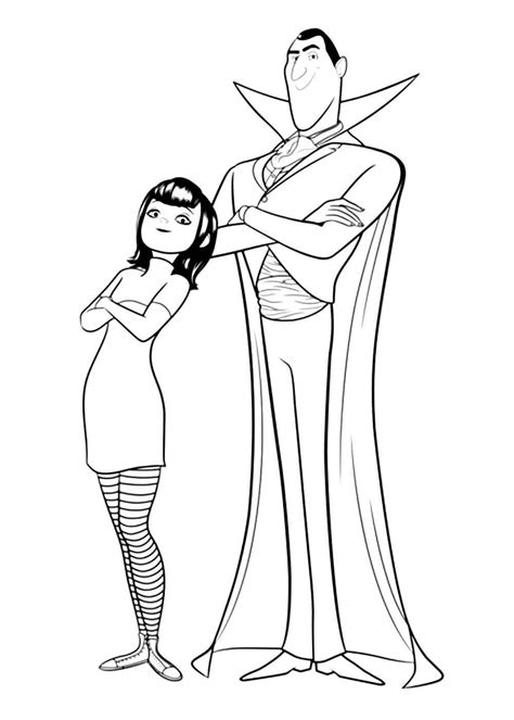 Desenhos do Hotel Transilvânia para colorir Wonder day