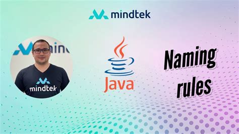 Java Naming Rules Youtube
