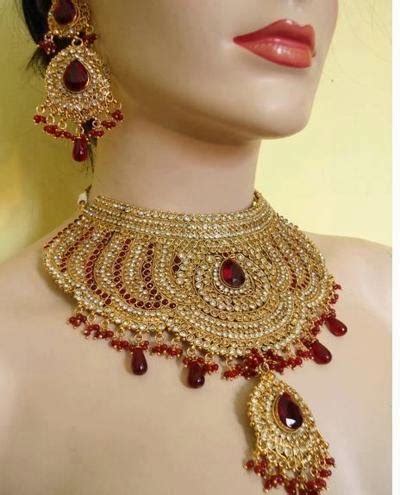 New Fashion Arrivals Pakistani Bridal Gold Jewelry Design 2014