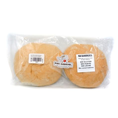 Pan Para Hamburguesa Sin Gluten Pan Gabriel 2 Pzas Jung Real Food