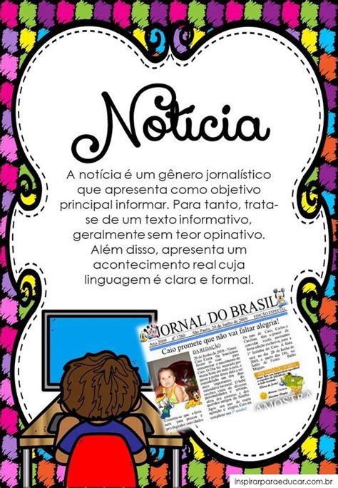 G Neros Textuais Cartazes Abc Professor Education