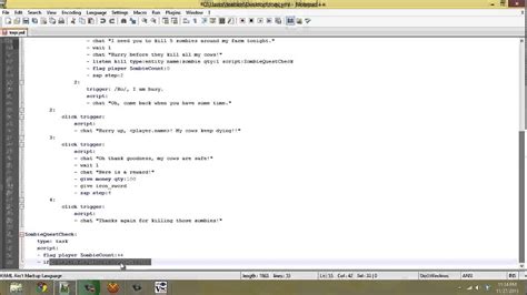 denizen scripting tutorials questing 202 expanding the kill listener youtube