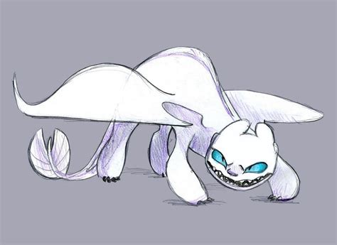 Light Fury By Derpberd How Train Your Dragon Cute Dragon Drawing