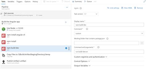 Angular Npm Build Is Hanging In Azure Dev Ops Stack Overflow