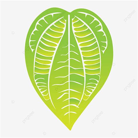 Green Oak Leaf Vector Hd Png Images Green Leaf Vector Image On White