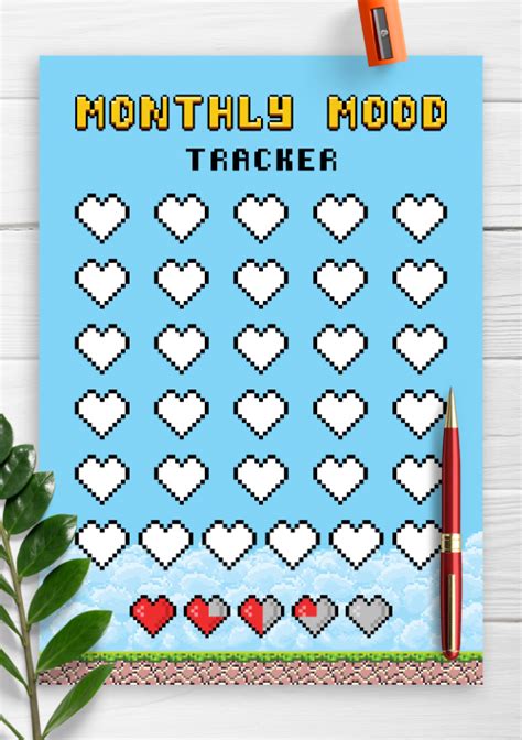 Beam Mood Chart Printable The Best Picture Of Beam