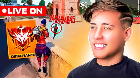 LEVEL UP AO VIVO FALTA POUCO PRO ELITE SOLO RANK FREE FIRE