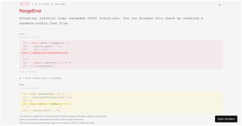 React Codesandbox