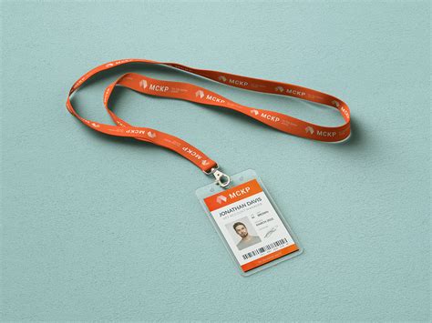 Lanyard Id Card Holder Mockup On Behance