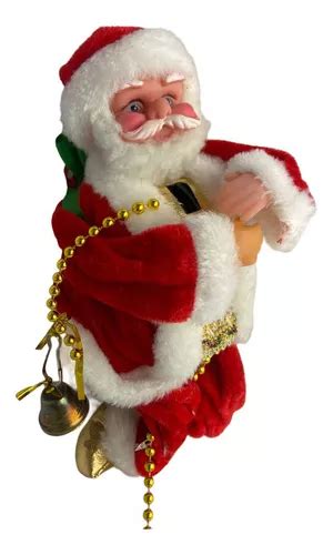 Boneco Papai Noel Sobe Desce Na Cordinha Musical E Movimento MercadoLivre