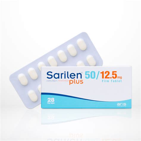 SARİLEN PLUS 50 12 5 mg Film Tablet 28 Ali Raif Resmi Web Sitesi