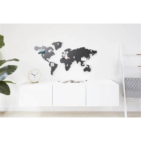 Mappemonde Murale En M Tal Mappemonde Umbra Mappit Pure Deco