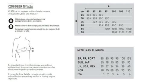 Cómo Saber Mi Talla De Sujetador En España Guía Práctica
