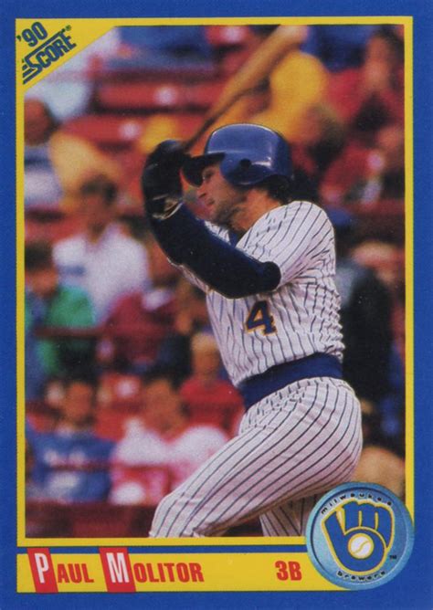 1990 Score 460 Paul Molitor Trading Card Database