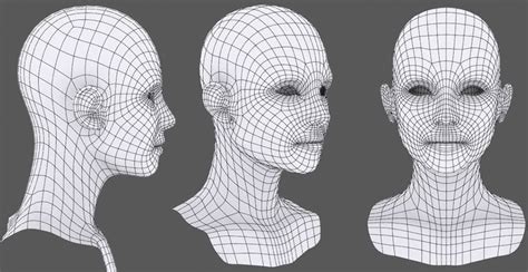 Face Topology Face Topology Character Modeling Cheek Acne