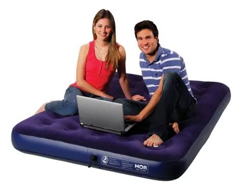 Colchão Inflável Casal 191x22x137cm Camping Elevado Multiuso MercadoLivre