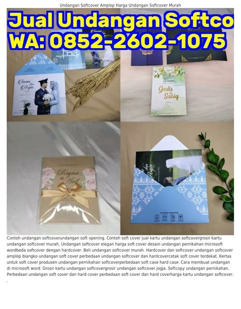 Ppt Wa Model Undangan Pernikahan Soft Cover Contoh
