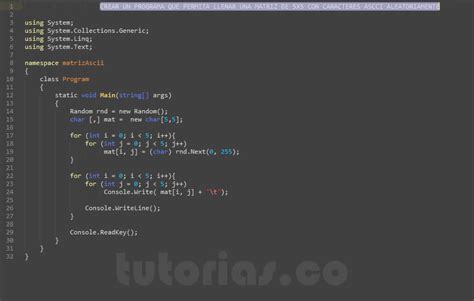 Arrays Visualstudio C Matriz De Caracteres Ascii Tutorias Co