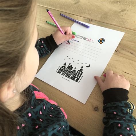 Verlanglijstje Sinterklaas Gratis Printable Van Kootje