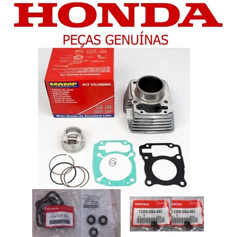 Kit Cilindro Cg Titan Bros Original Hamp Completo R