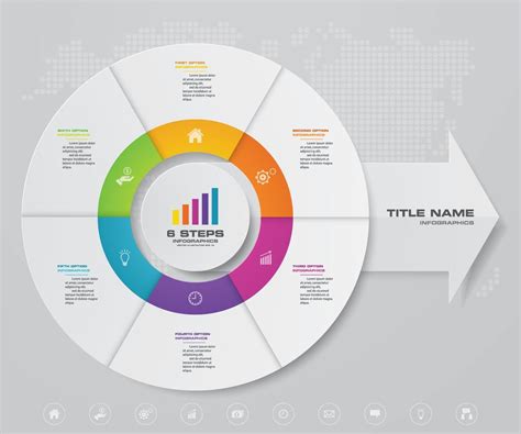 Plantilla de infografía circular empresarial Descargar Vectores