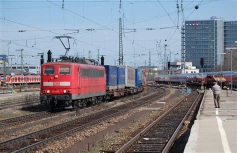 Mit Einem Klv Am In M Nchen Ost Bahnbilder De