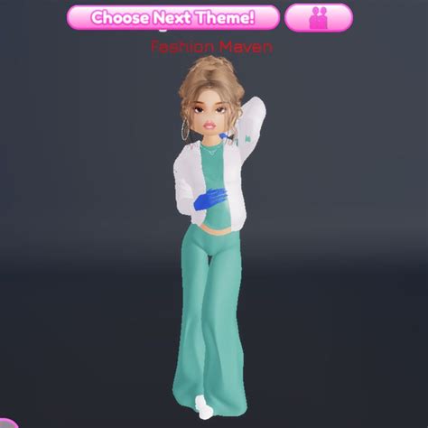 Dress To Impress Dti Doctor Vet Nurse Clinic Outfit Idea Non Vip In