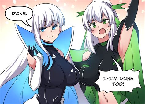 Ps5 Chan And Xbox Series X Original Drawn By Hinghoi And Merryweather