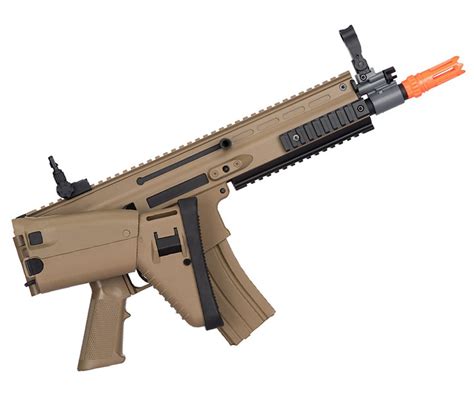 Fn Herstal Licensed Scar L Cqc By Cybergun Cyma Desert Tan Airsoft