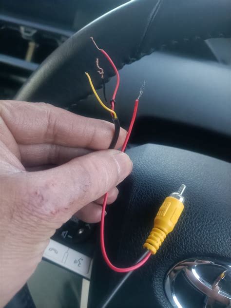 How To Wire In A Reversing Camera