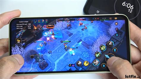 Samsung Galaxy A54 League Of Legends Mobile Wild Rift Gaming Test New