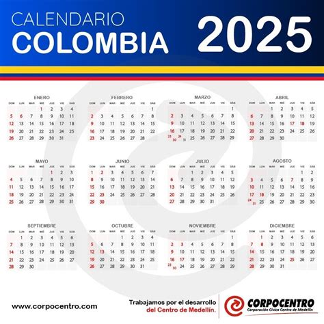 Calendario Colombia 2025 Pdf Lily Desirae