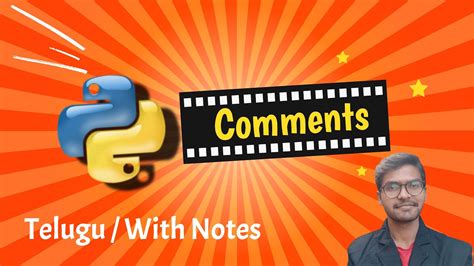 Comments In Python Python In Telugu Python For Beginners Python