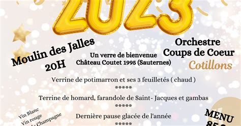 Se divertir dans le Médoc Agenda Réveillon du Nouvel An 2023