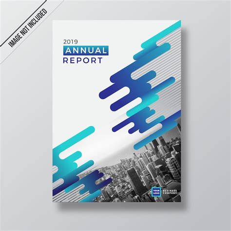Plantilla De Portada De Informe Anual De Dise O De Estilo Abstracto