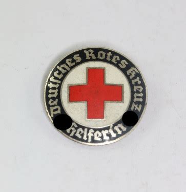 Deutsches Rotes Kreuz DRK Brosche für Helferin Ges Gesch und