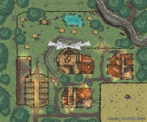 The Lox Brothers Mill Farm 52 X 43 Battlemaps Fantasy Map