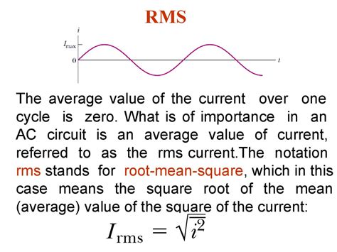 Difference Between Rms And Peak Voltage