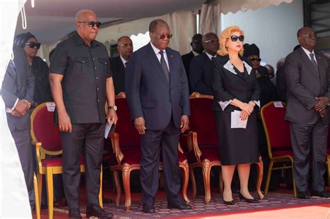 Deuil Lev E De Corps De Feu Henri Konan B Di Ancien Pr Sident De La