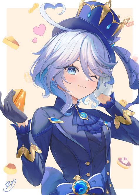 Furina Genshin Impact Drawn By Sola Num Danbooru