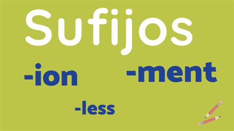 Sufijo Cómo usamos el sufijo en inglés English Reservoir
