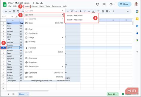 How To Insert Multiple Rows In Google Sheets 5 Easy Ways