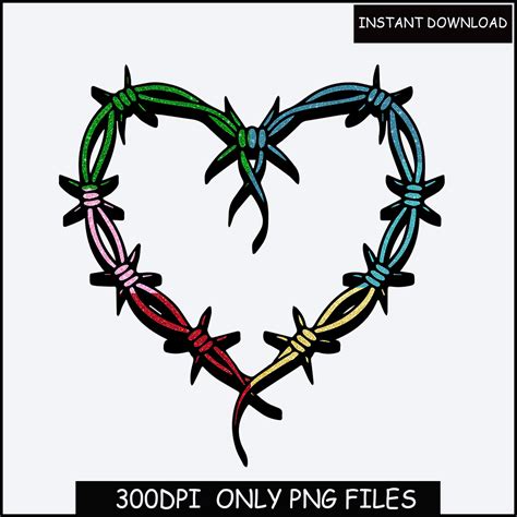 Karol G Png Barbed Wire Heart Tattoo Png Tattoo Png Karo Inspire